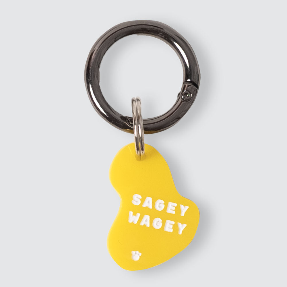 Amoeba 2 Customised Tag – Brown & Butter